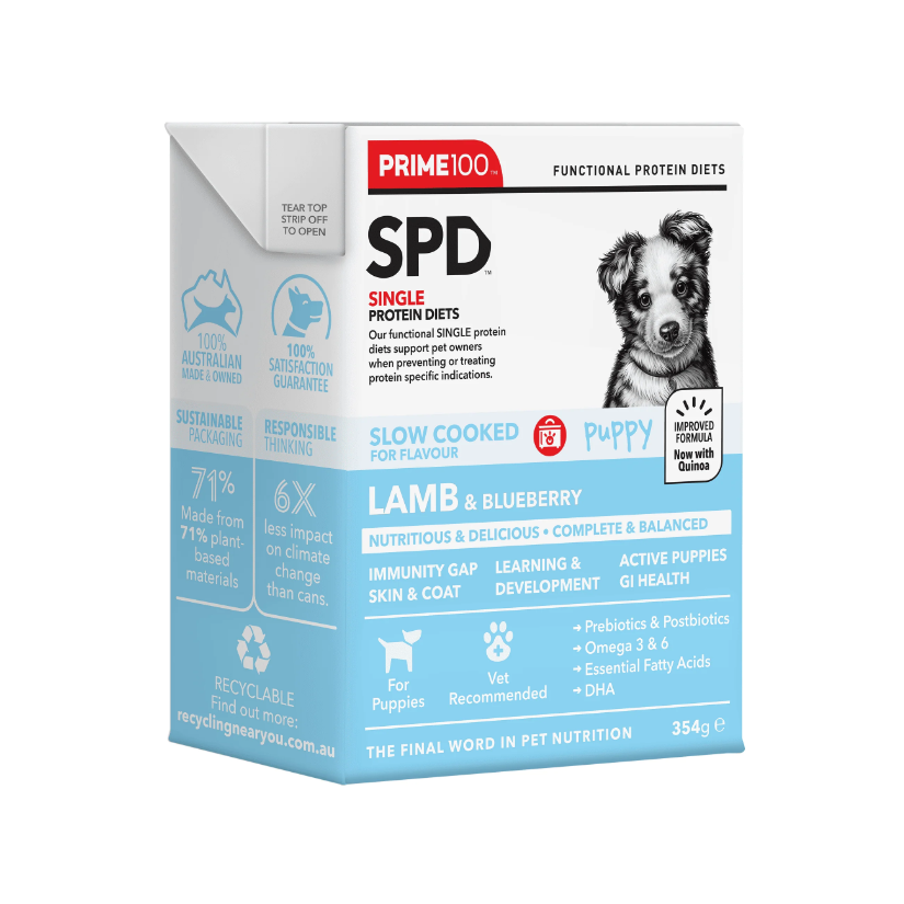 Prime SPD Slow Cooked Puppy Lamb & Blueberry – Tails Pet Centre