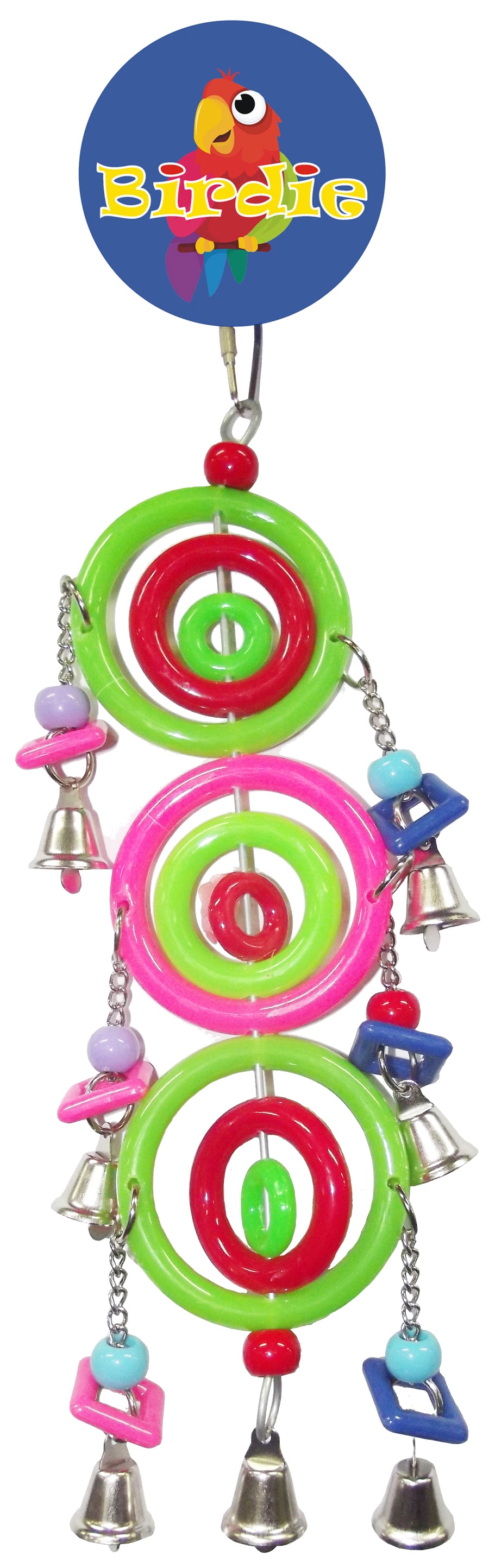 Birdie Plastic Ring & Bell – Tails Pet Centre