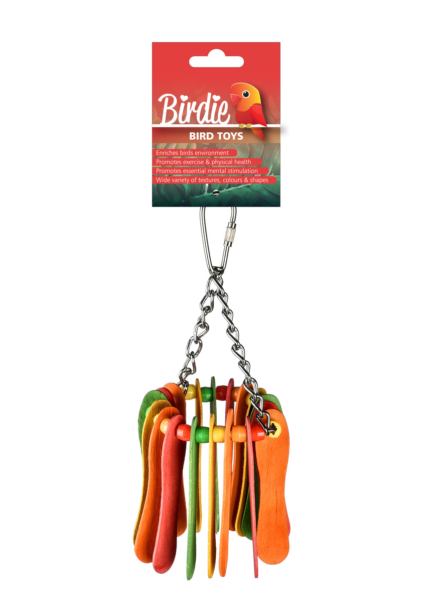 Birdie Rainbow Popsicle Toy – Tails Pet Centre
