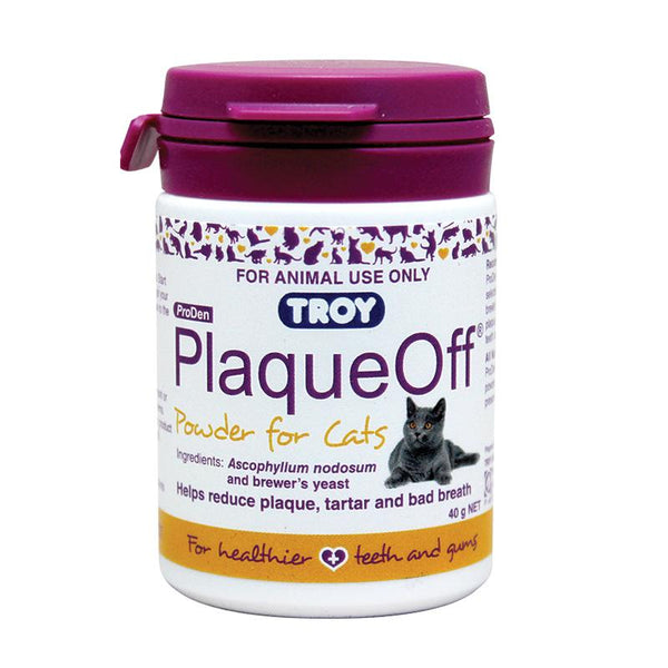 Troy Plaque Off Cat 40g – Tails Pet Centre